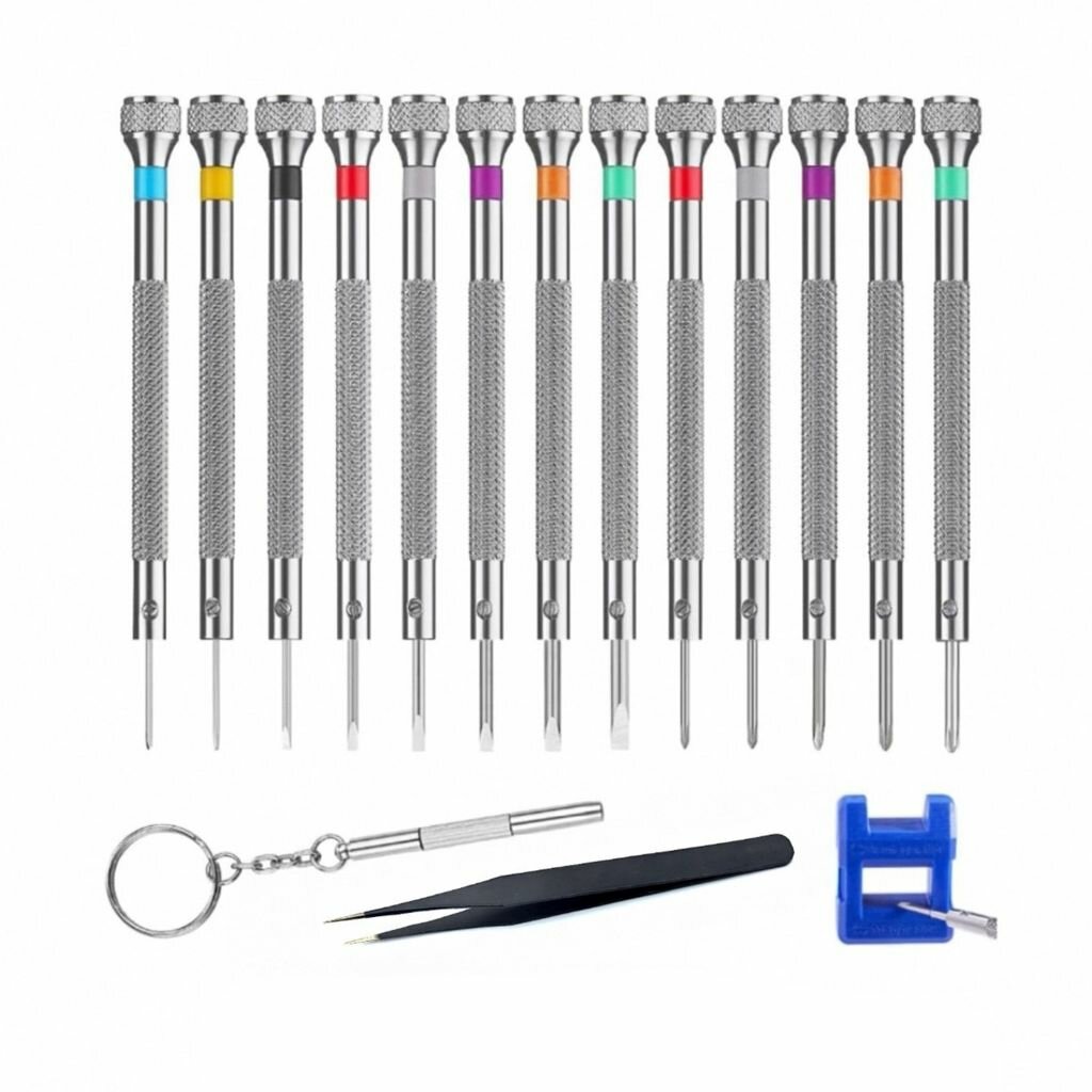 Набор микро отверток для точного ремонта часов, компьютеров и телефонов, наконечник из набора из 16 частей