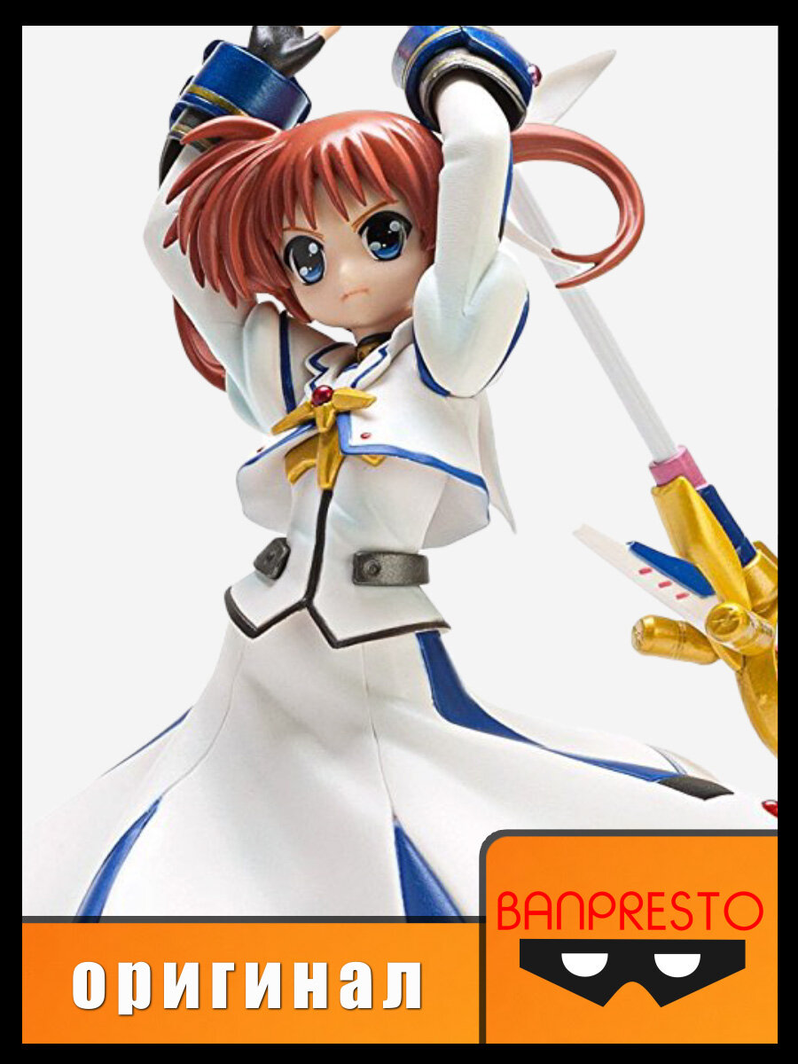 Оригинальная фигурка Nanoha из аниме Magical Girl Lyrical Nanoha / Наноха Такамачи «Лиричная волшебница Наноха» 21 см