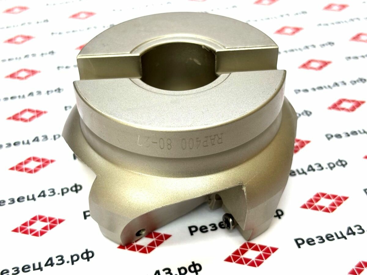 Торцевая насадная фреза 75 градусов LZ, под сменные пластины RAP400R-80-27-5T