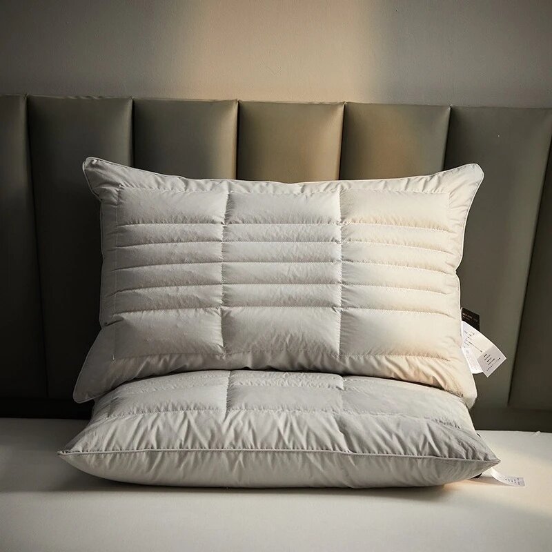 Двухсторонняя подушка из гречихи для взрослых grey