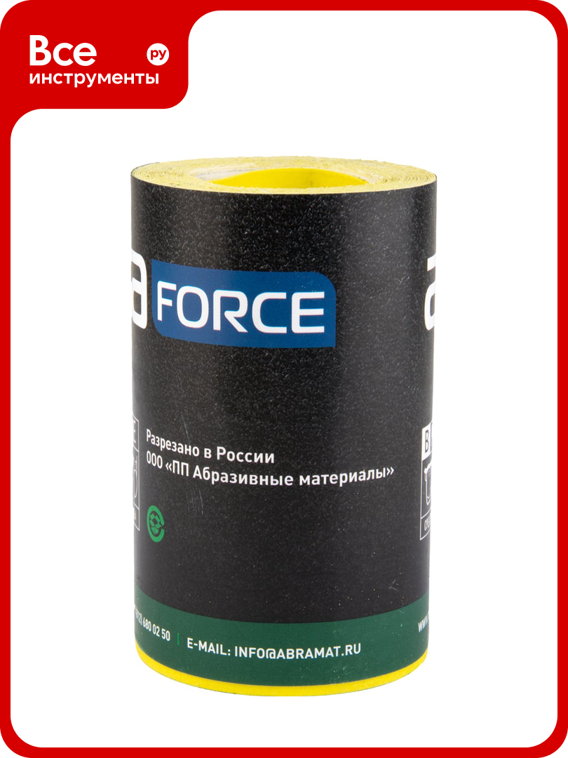 Бумага наждачная Abraforce, для ручной обработки различных материалов, на бумажной основе, с покрытием из оксида