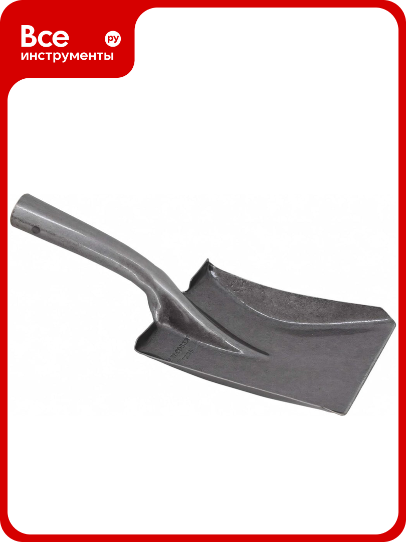 Совковая автомобильная лопата без черенка ZOLDER ЛСА S-3/12 ЭК000137084, из рельсовой, туристов