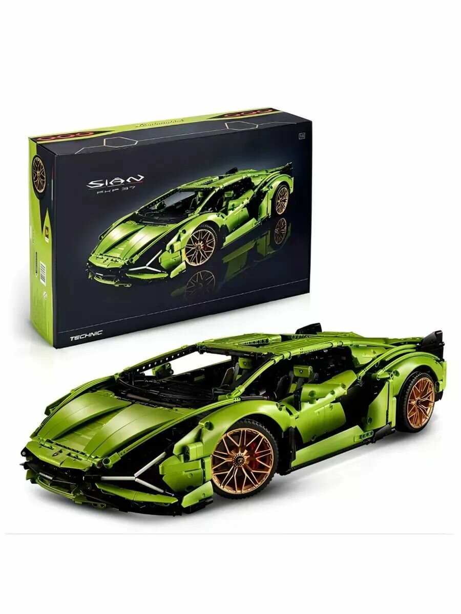 Конструктор Lamborghini Sian Ламборгини сиан 3696 деталей