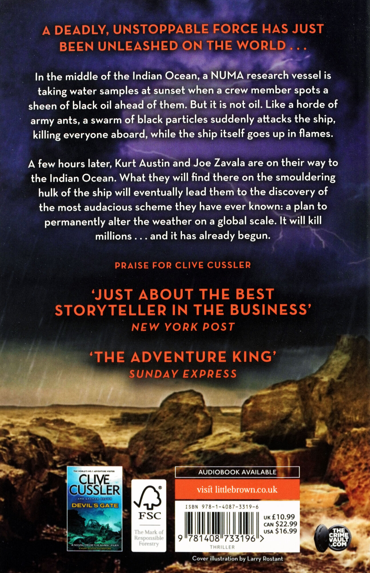 Clive Cussler - The Storm | Клайв Касслер - Шторм (книга на английском языке) — фото 1