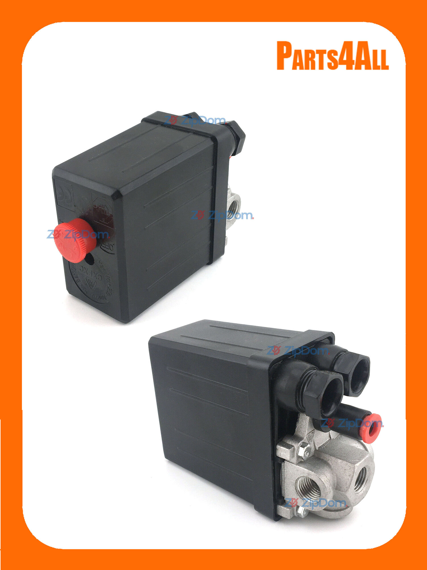 Автоматика компрессора 4 выхода, под трубку самозажимную тип Fubag