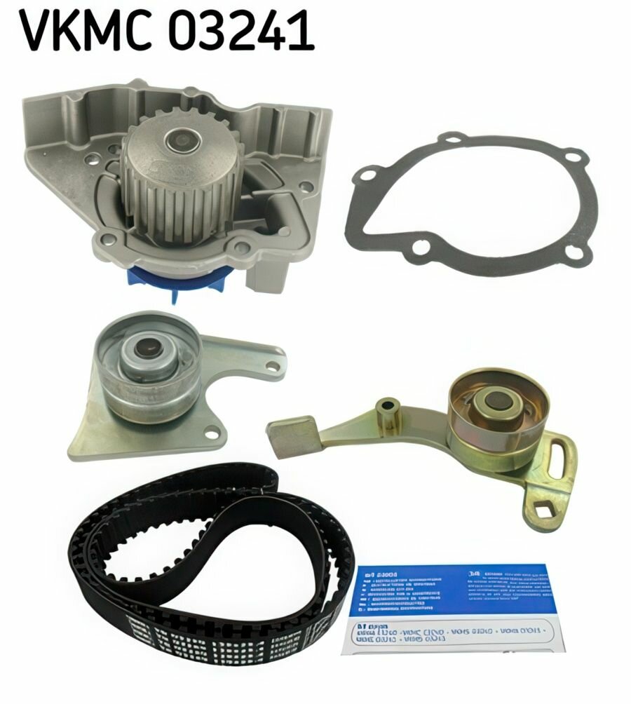 Водяной насос + комплект ремня ГРМ, для Ситроен Берлинго, Пежо 306, 405 2, 406, Сузуки Витара арт VKMC03241 SKF