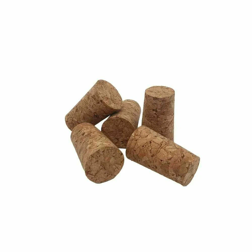 Пробка для бутыли корковая агломерированная, конусная 18*23 мм, 5 штук