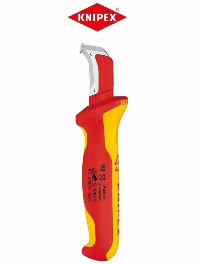 KNIPEX Нож для зачистки c опорным башмаком 1000V (98 55)