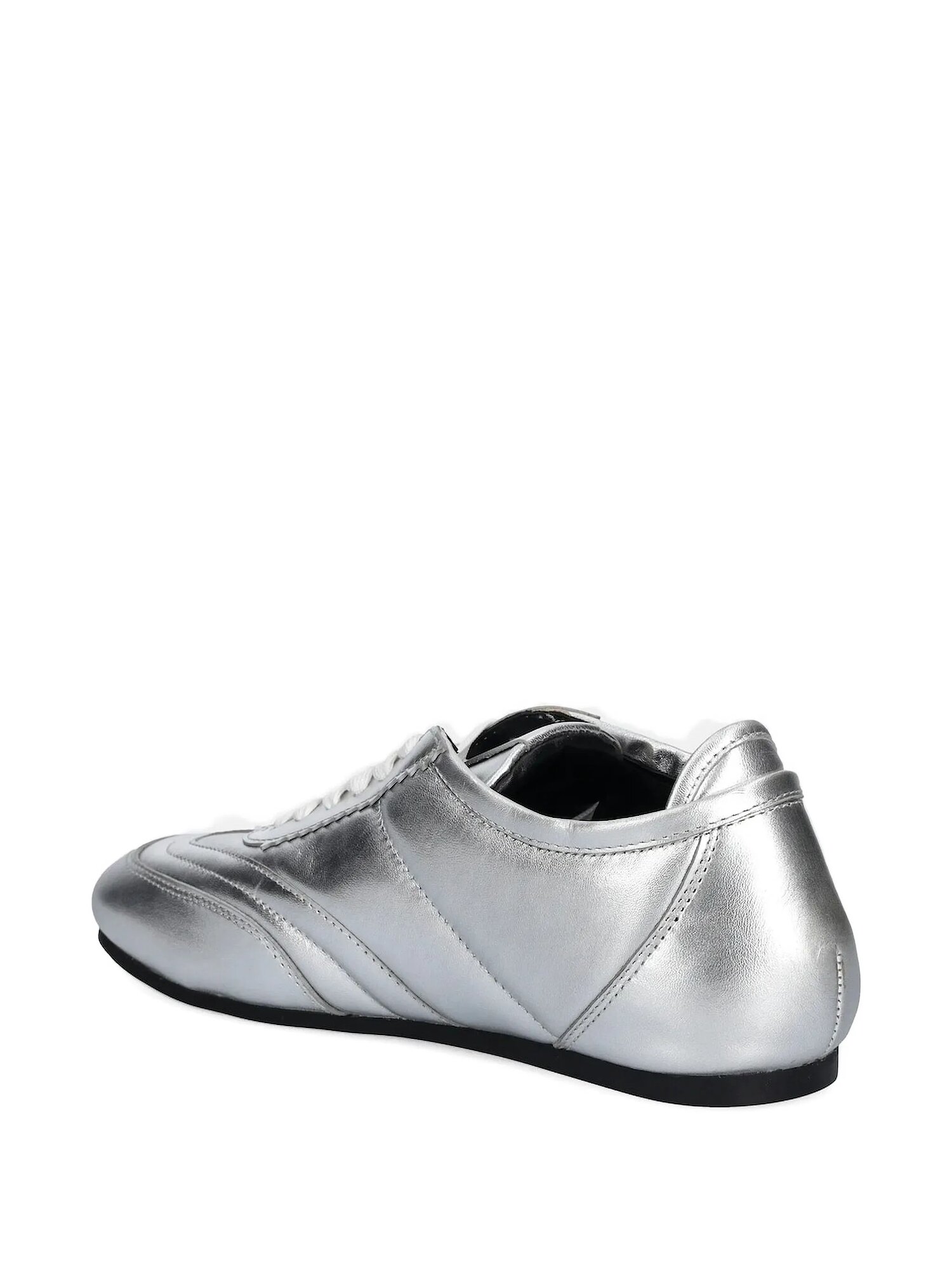 Кроссовки LOVE MOSCHINO Lace-up sneakers, размер 41, Silver — фото 1