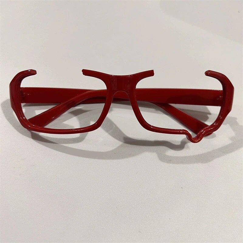 Аниме очки с капельками слез черные red