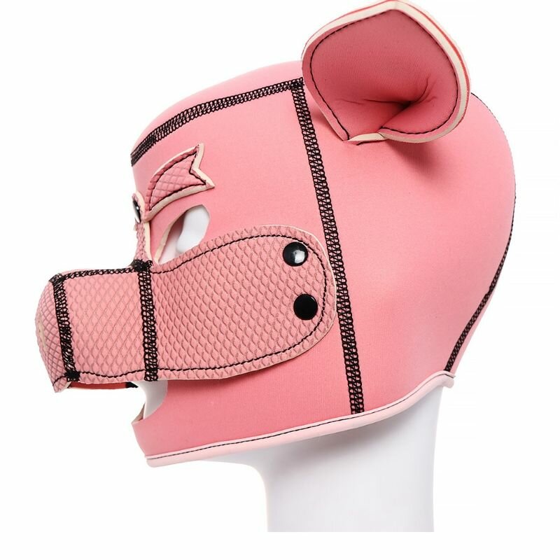 Головной убор из губки с головой свиньи для косплея