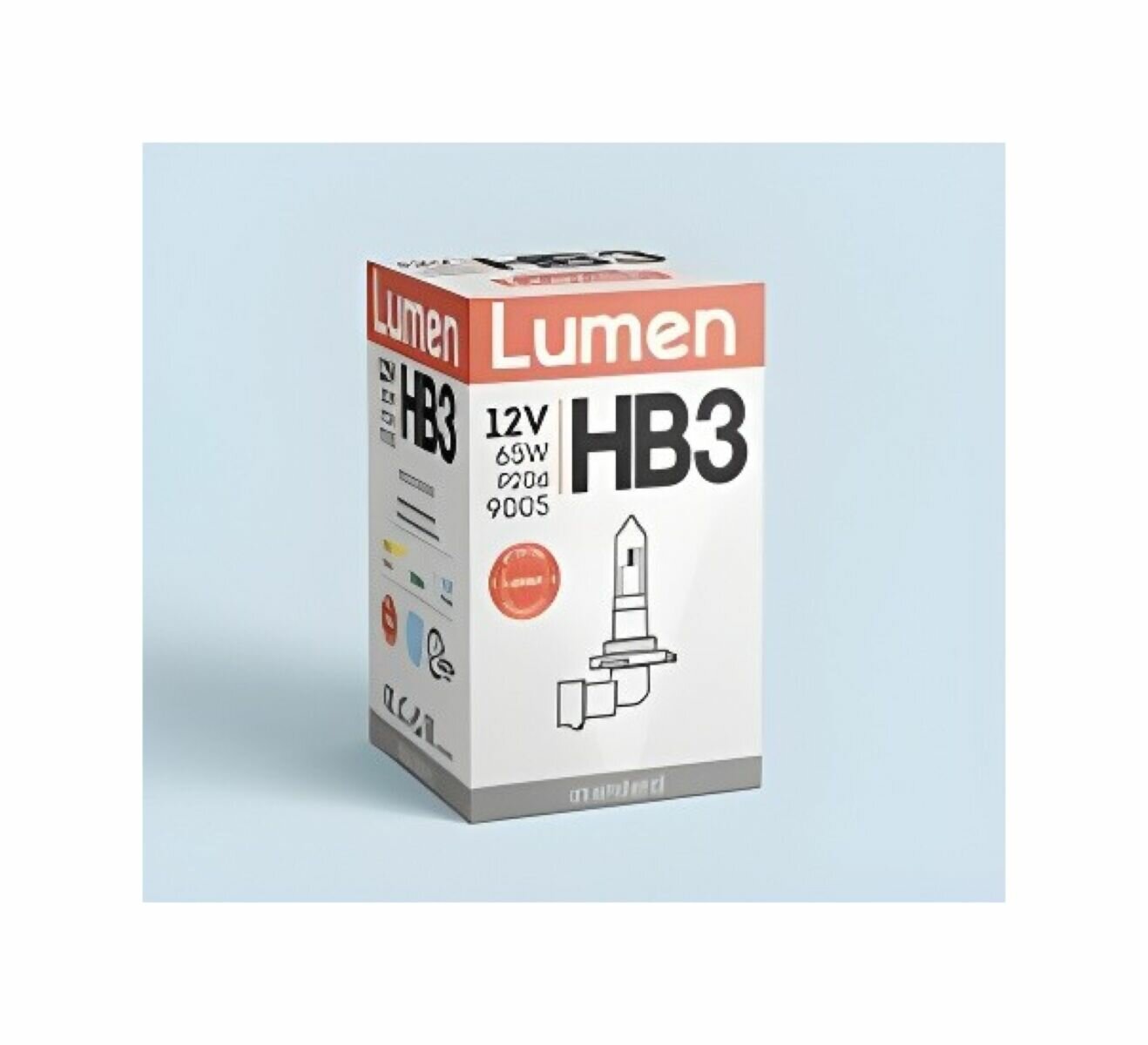 Лампа Галогеновая Hb3 12V-65W (P20D) Lumen Standard(Lumen Mglst12Vhb3)