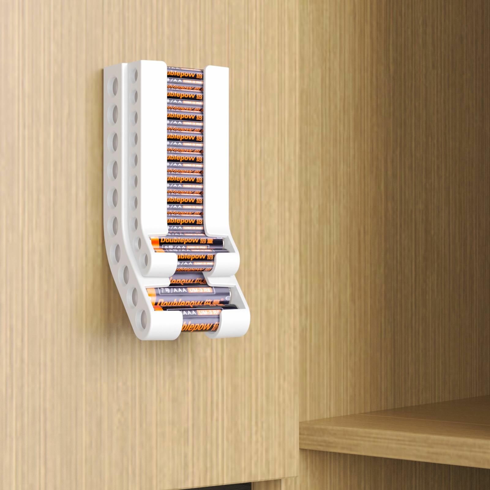 Бокс контейнер для хранения батареек, аккумуляторов AA и AAA