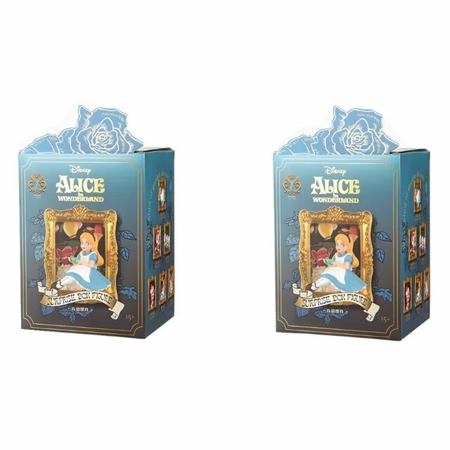 В наличии оригинальная MINISO Disney Alice Art Museum Series слепая коробка принцесса орнамент украшения милые праздничные подарки