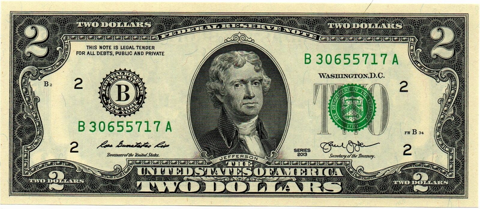 2 доллара 2013 год США 30655717