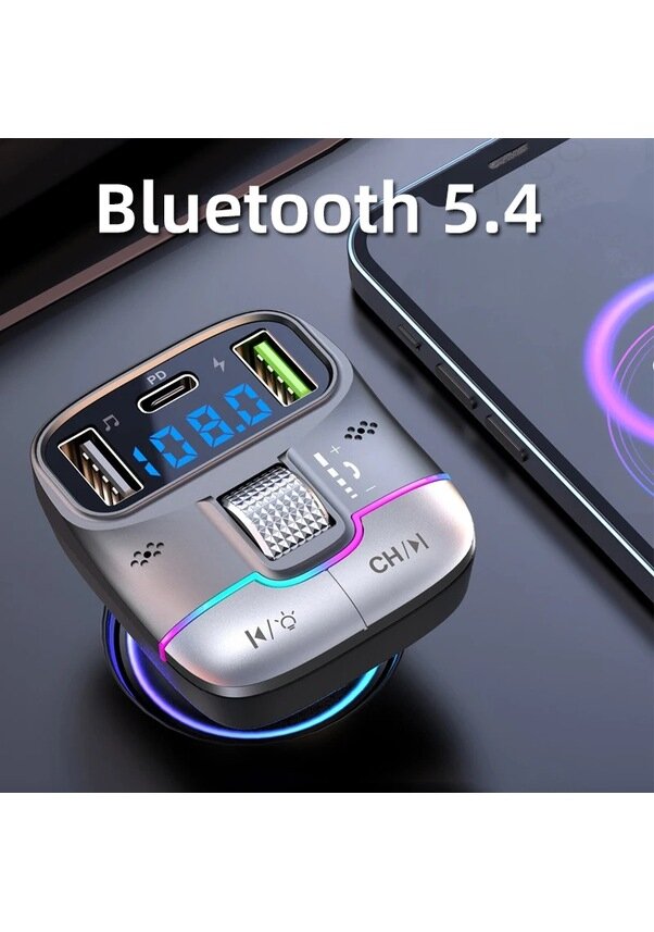 Автомобильный MP3-плеер с Bluetooth 5.4 FM-передатчиком и USB-USB Lossless
