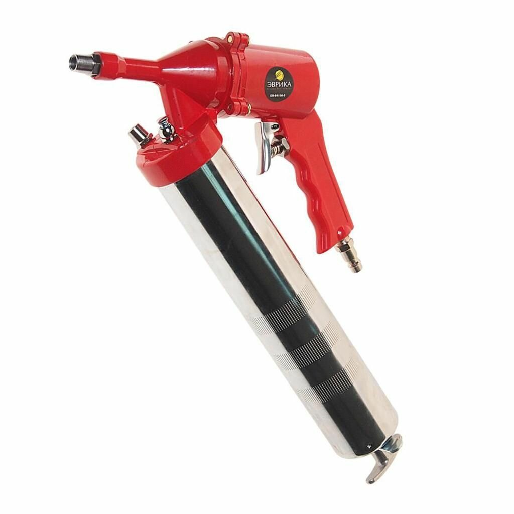 Нагнетатель смазки солидолонагнетатель пневматический 500 мл/картридж с доп. комплектом, арт ER841065 эврика