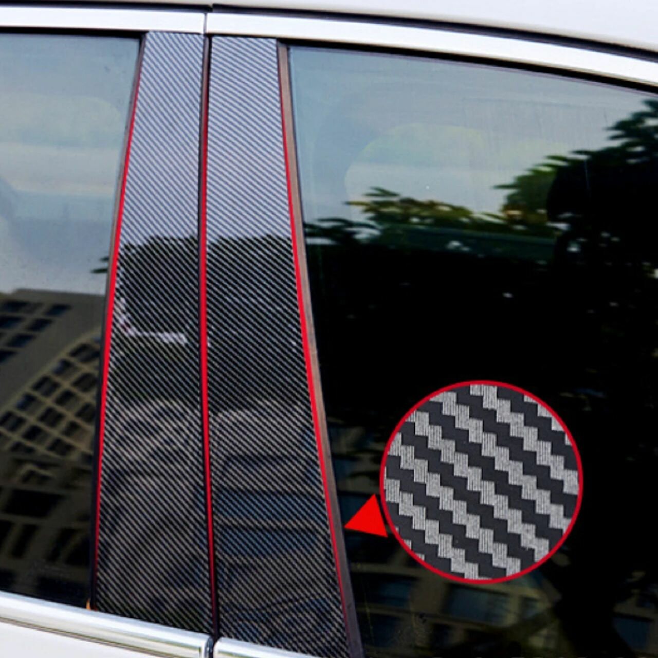 6 шт. глянцевые черные стойки, подходят для Opel Vauxhall Holden Astra J P10, 5-дверный хэтчбек 2010-2015, наклейка на окно автомобиля, наклейка