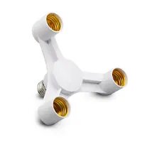 Адаптер распределитель цоколя E27 E27 3in1