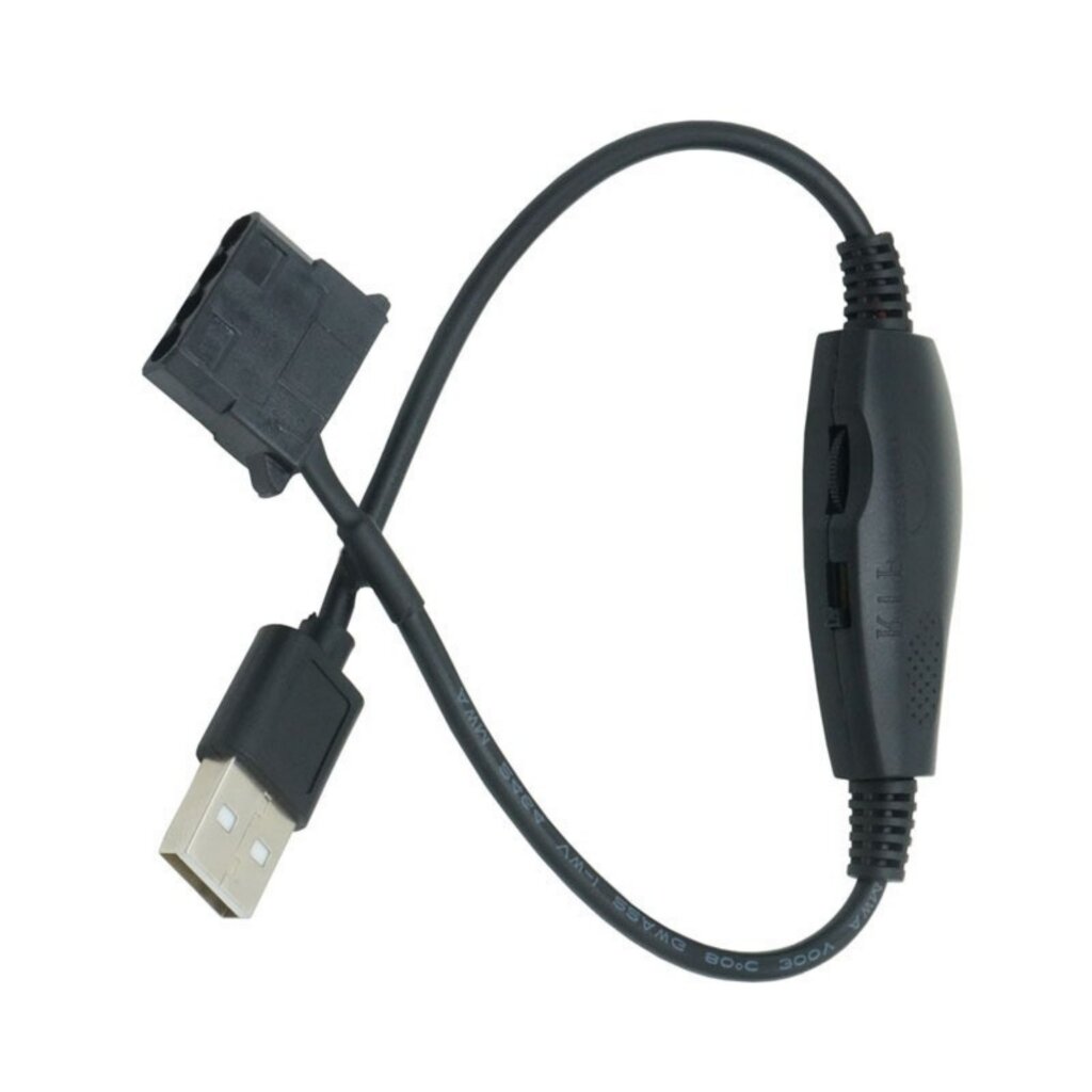 Кабель-адаптер вентилятора USB-4Pin от 5V до 12V boost для отладки с переключателем-большой 4PIN