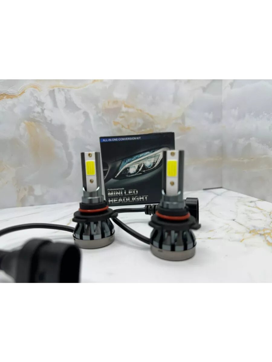 Светодиодные Мини лампы с цоколью 9005 - HB3 - 2 штуки, 24В.