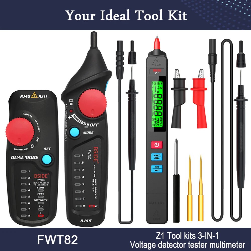BSIDE Проводной трекер кабелей FWT81 FWT82 Tool kits