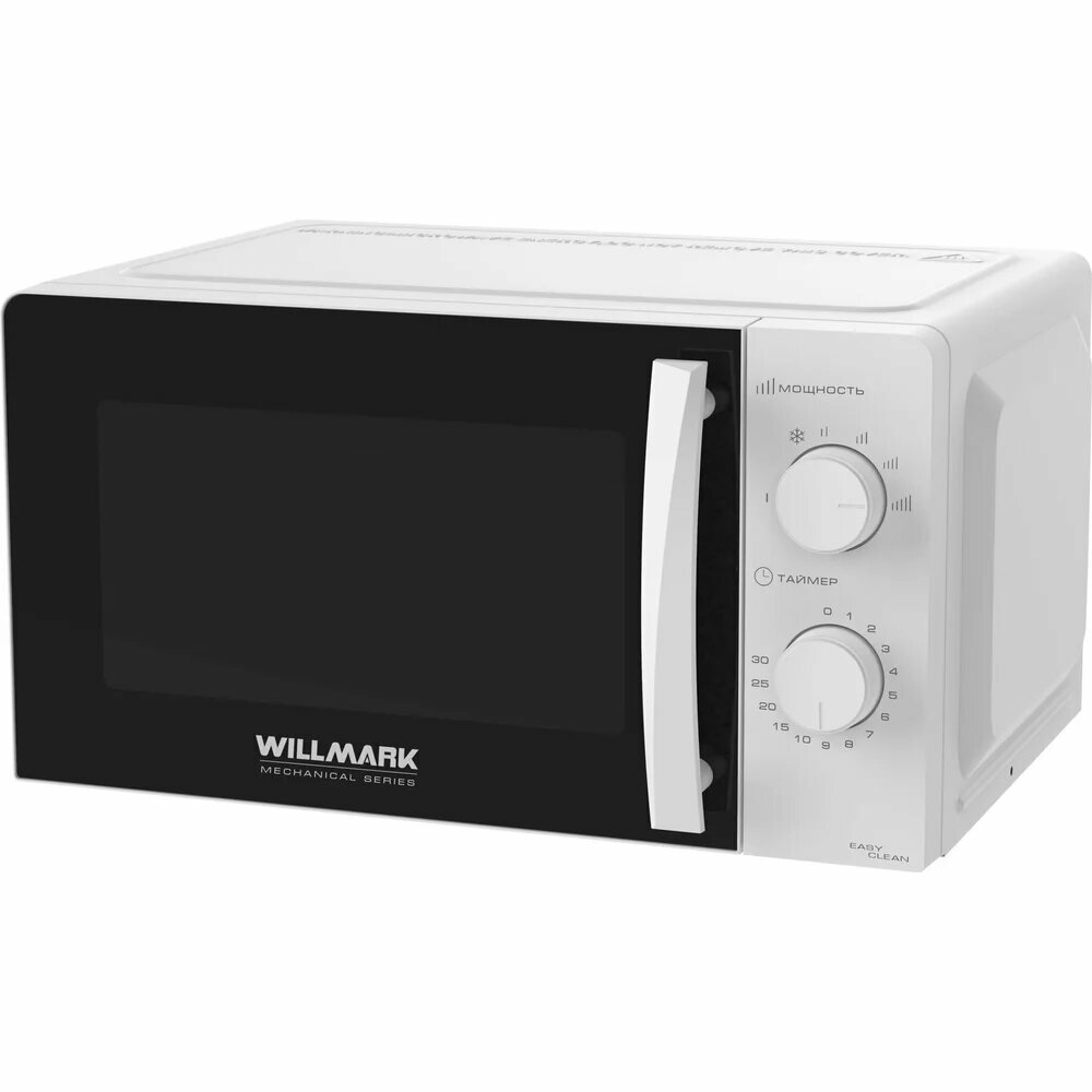 Микроволновая печь Willmark WMO-201MW, эмалевое покрытие камеры, механическое управление с ручкой, звуковое
