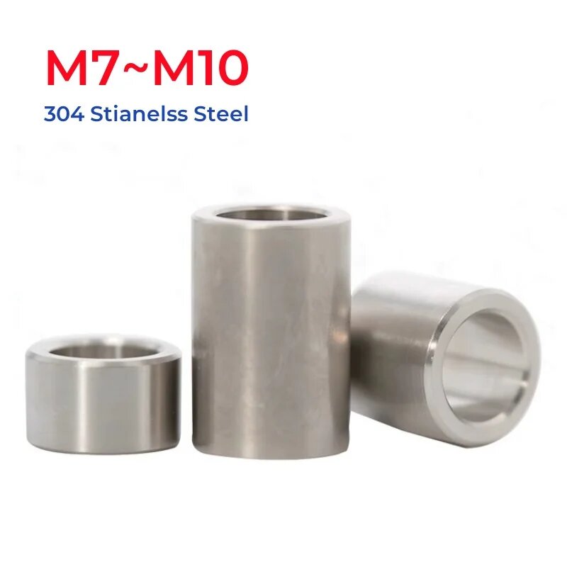 Втулки переходные M7-M10 ID8x10x40mm, 2шт