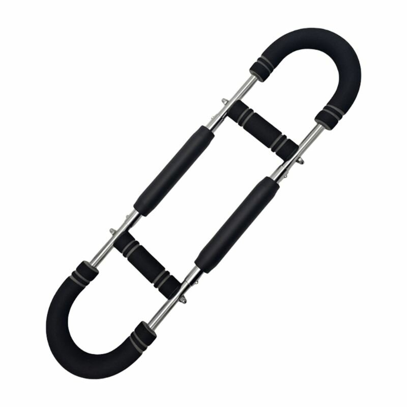 Портативный тренажер для рук и груди с регулируемым сопротивлением, Черный и серый - 40kg