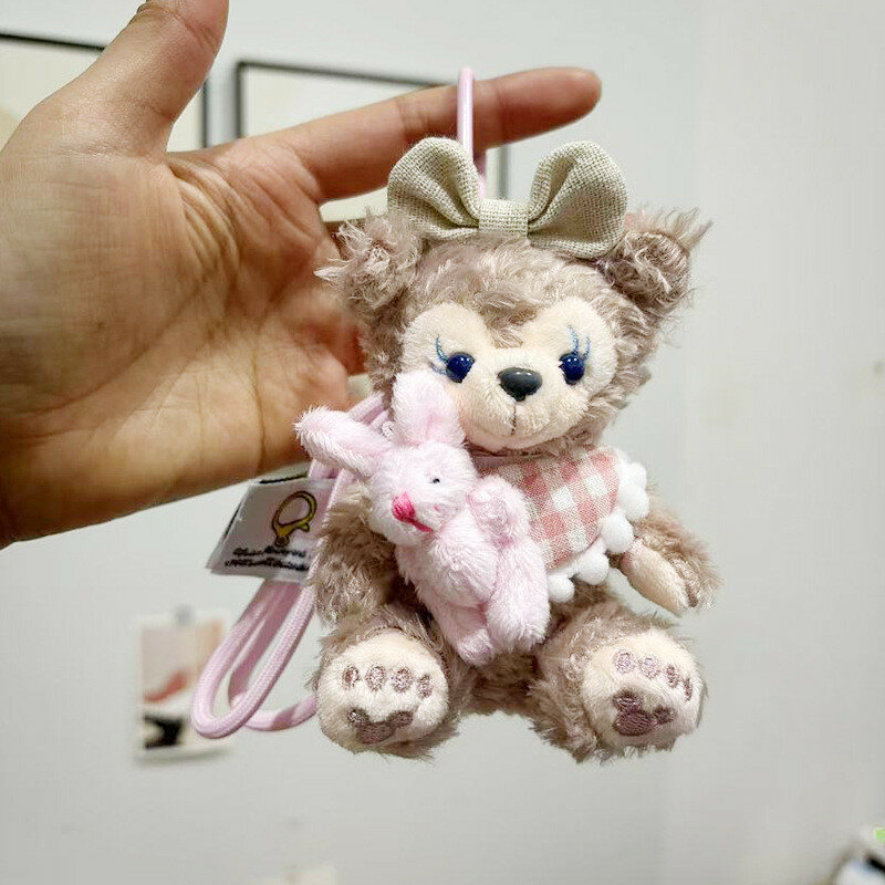 Плюшевая игрушка duffy bear keychain doll, shirley rose bunny