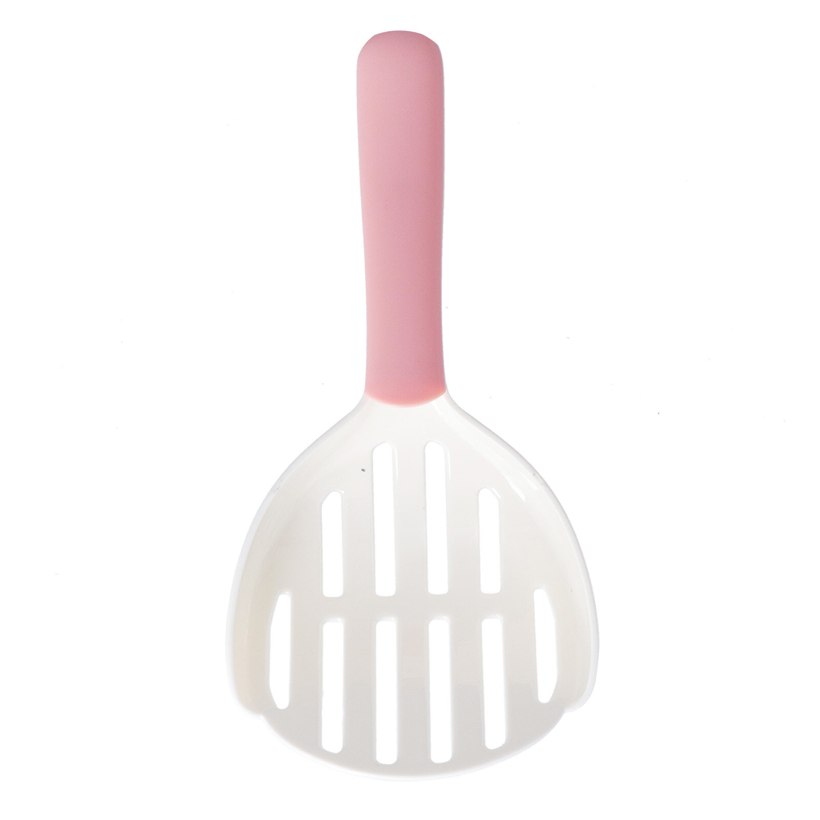 Cat Poop Litter Shovel Recycled Plastic Dog Cleaning Toilet Picker ShovelWhite and Pink