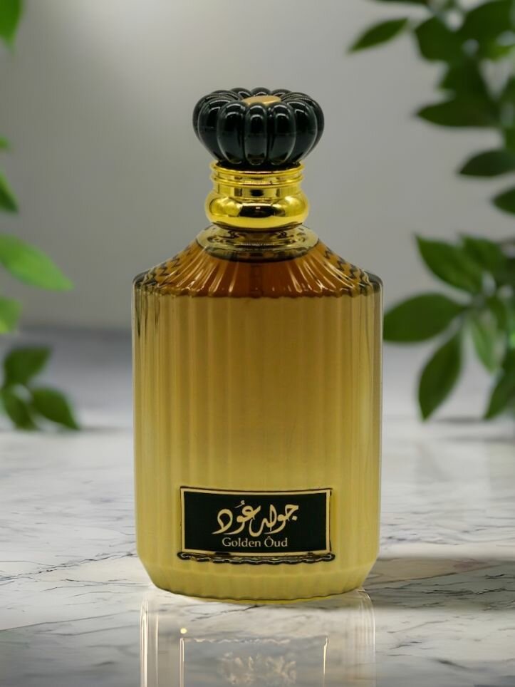 Арабские духи Lattafa Golden Oud New Edition 100 мл. Латтафа Голден Оуд Нью Эдишон парфюмерная вода мужская, древесно-восточный аромат с нотками амбры из ОАЭ