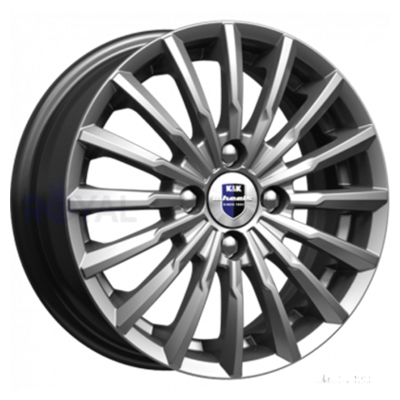 Литой колесный диск K&K Акцент-оригинал (КС562) 7x17/4x100 ET43 D60,1 Дарк платинум
