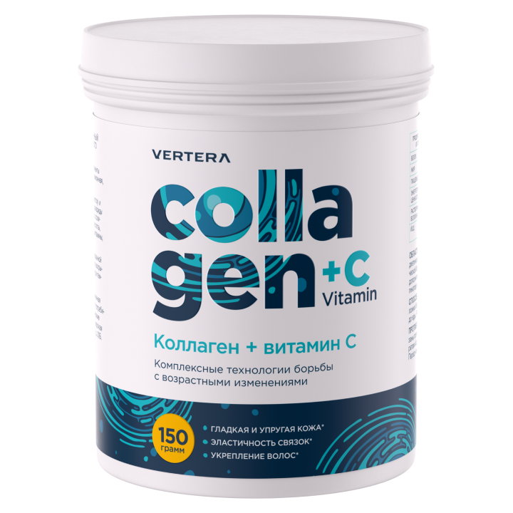 Collagen + Vitamin C / Коллаген + витамин С Вертера, 150 г
