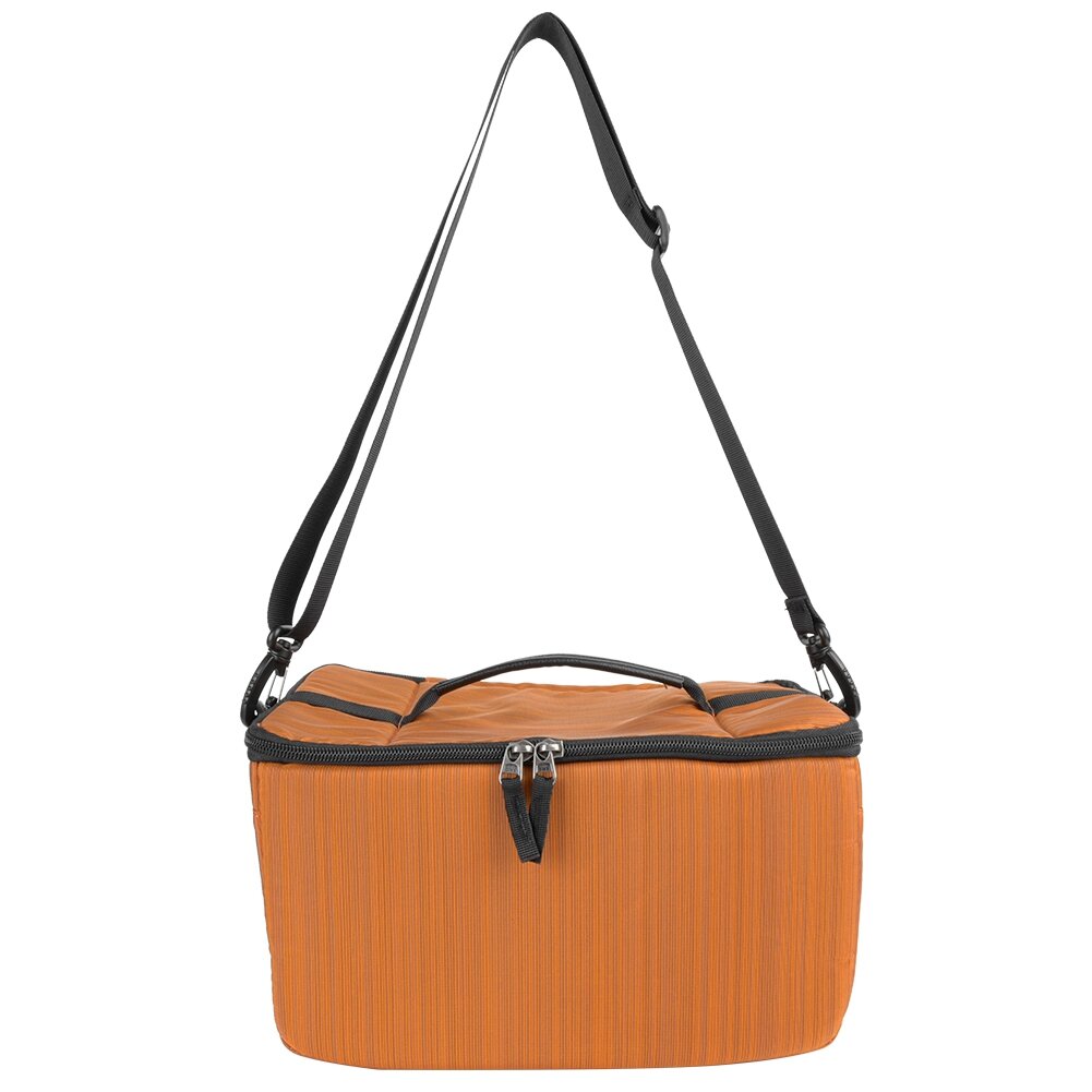 Водонепроницаемая сумка для объектива цифровой зеркальной камеры оранжевого цвета, вставная перегородка с ремешком, защитный чехол для туристической фотографии