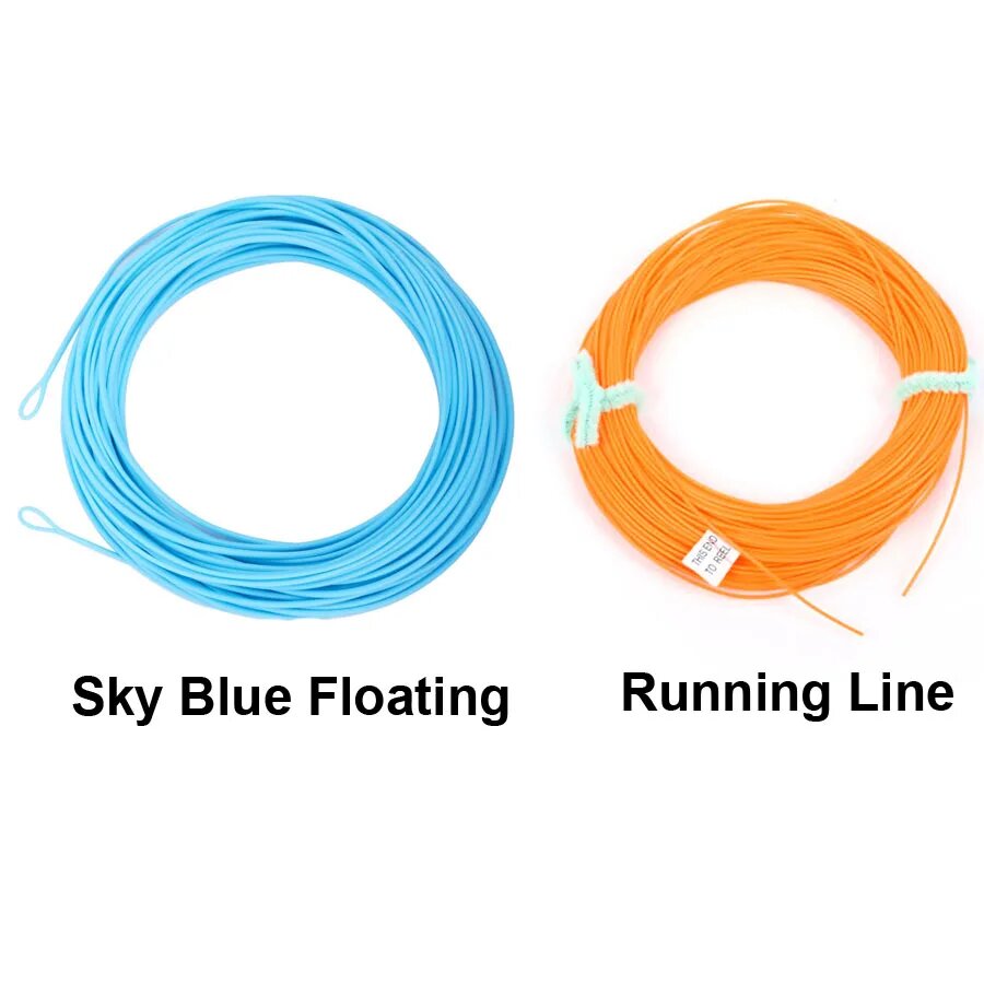 Рыболовная леска Maximumcatch SH-5S/6S/7S/8S/9S, SH-5F/6F/7F/8F/9F 9, Sky Blue runningLine