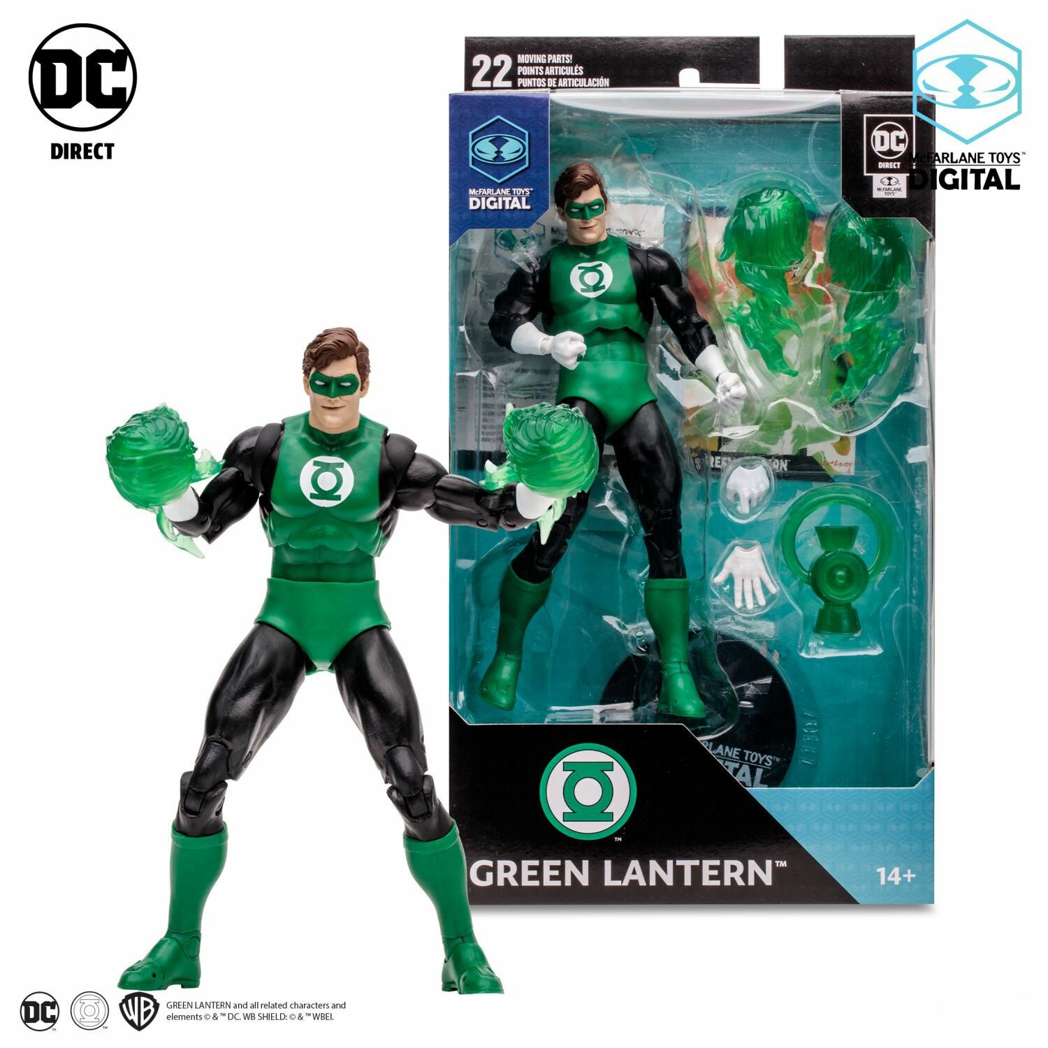 McFarlane Toys DC Comics"GREEN LANTERN"фигурка,18CM