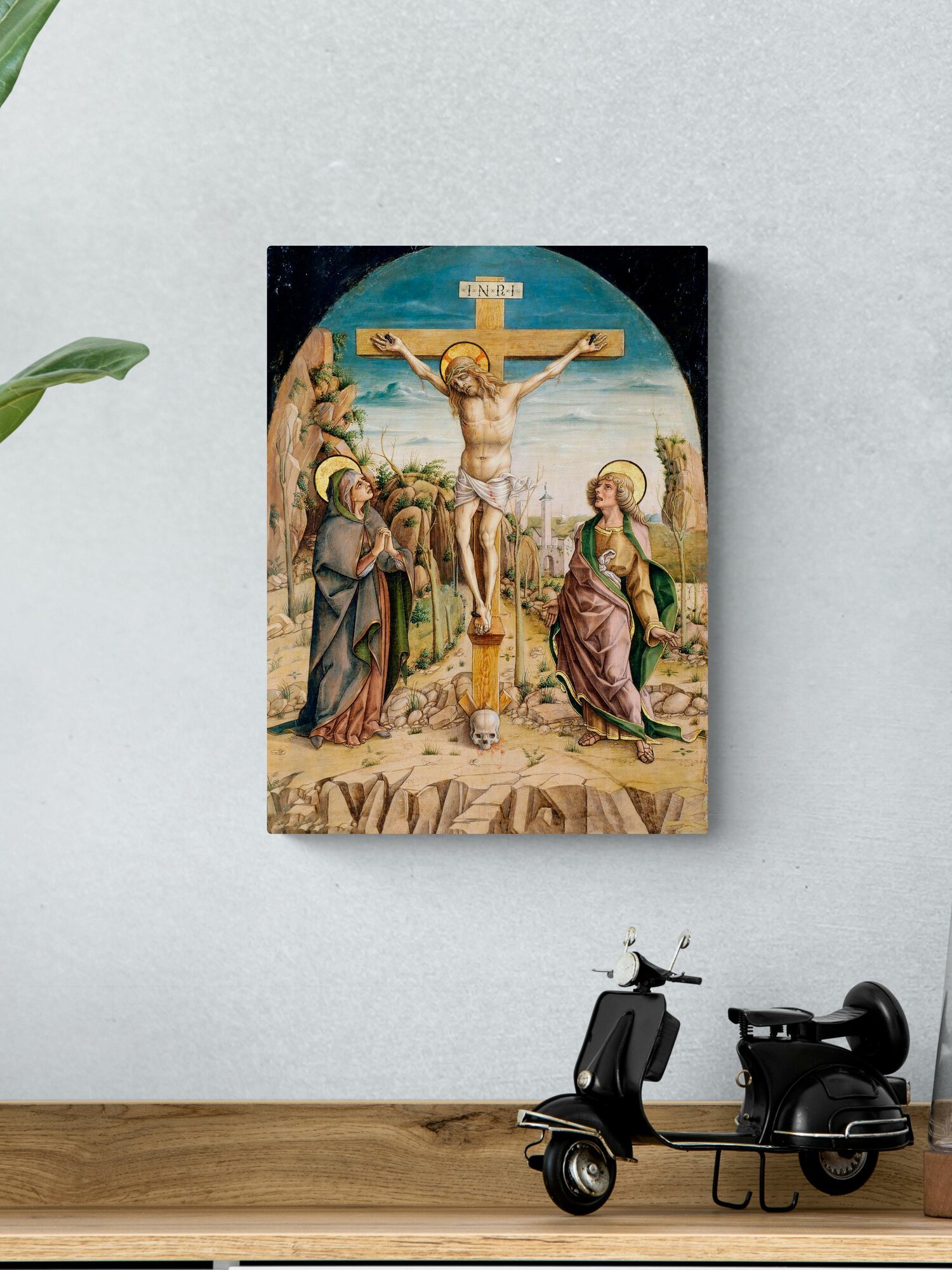 Кривелли Карло "Распятие". Картина 40х30 на стену