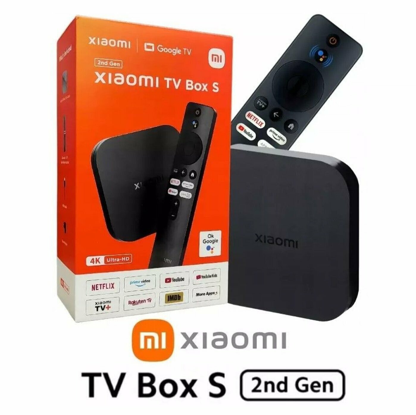 Медиаплеер/ТВ-приставка Xiaomi TV Box S 2 Gen, EU, черный (MDZ-28-AA)