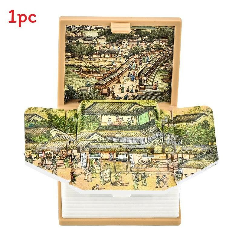 3d pop up scene toy book keychain with panda design for mind relaxation and gift for teens style 5