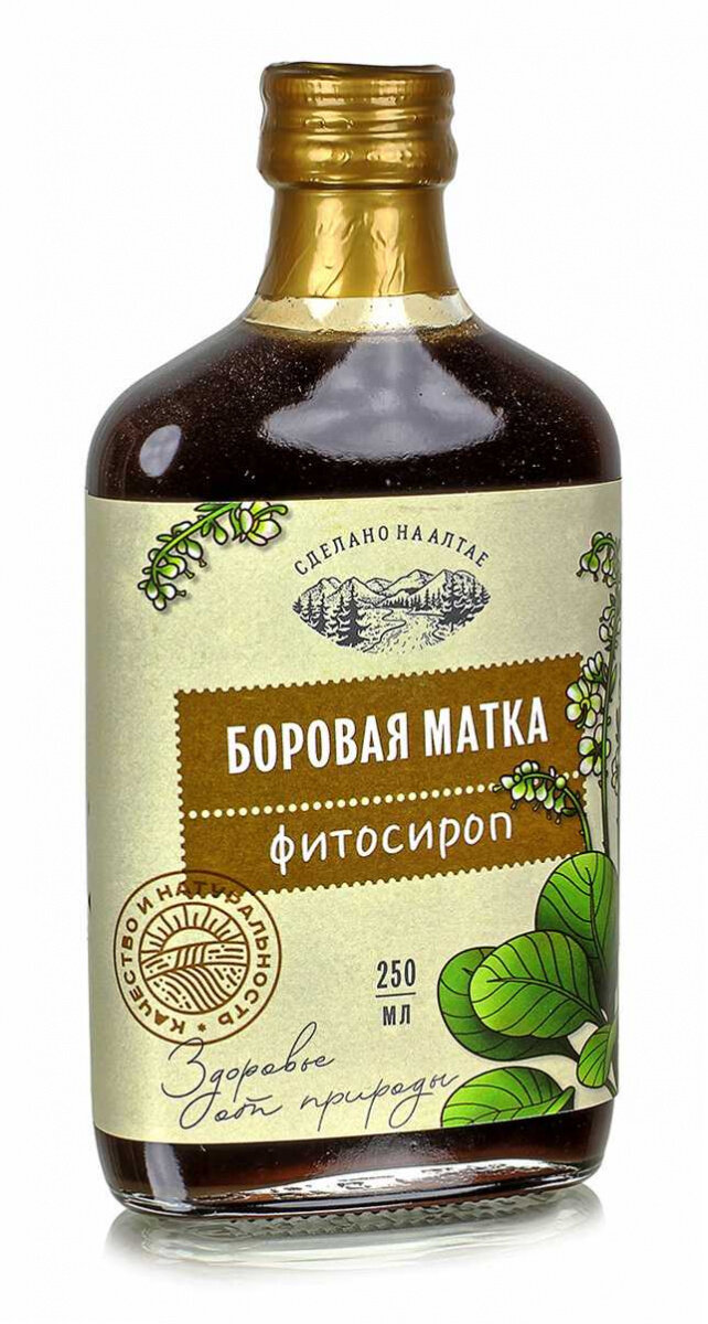 Фито Сироп Боровая матка, 250мл.