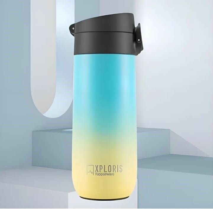 Термостакан "XPLORIS" 460 мл Tupperware голубой