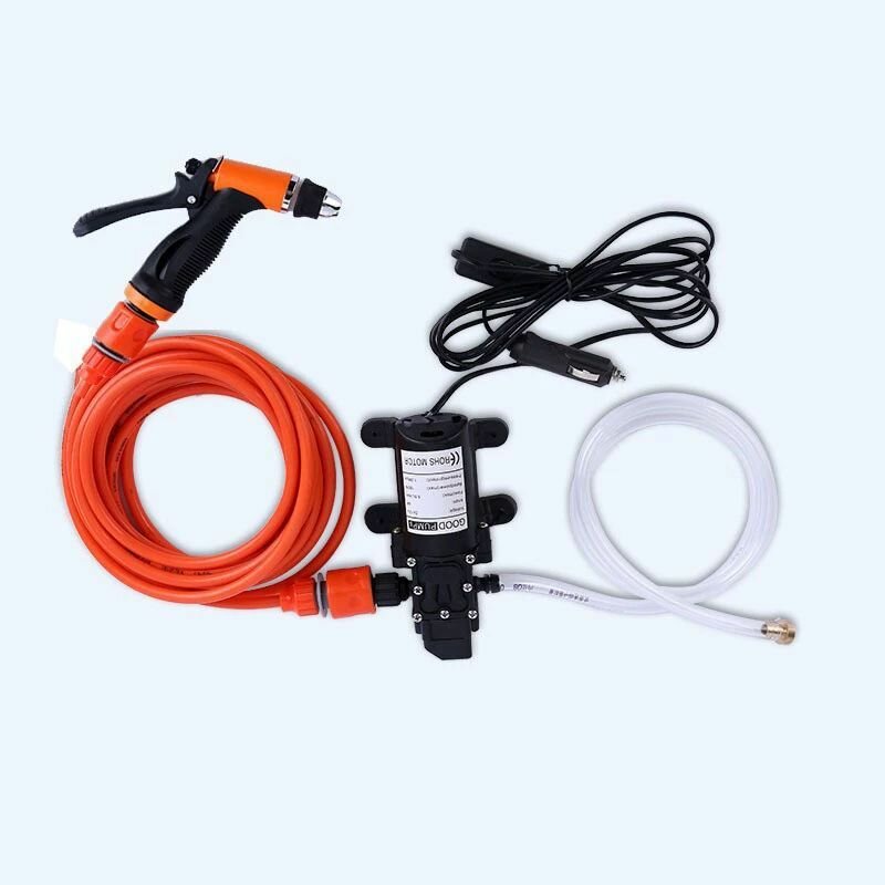 Электрический пистолет для мойки автомобилей, портативная мойка высокого давления с насосом, минимойка автомобилей, 12 вольт