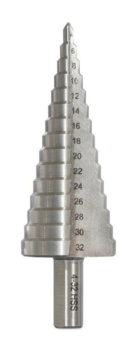 Сверло ступенчатое Vira 4–32 мм для сверления и расширения отверстий в металле