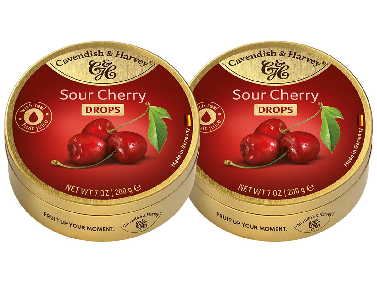 Cavendish & Harvey "Вишня" леденцы , 200г, 2шт