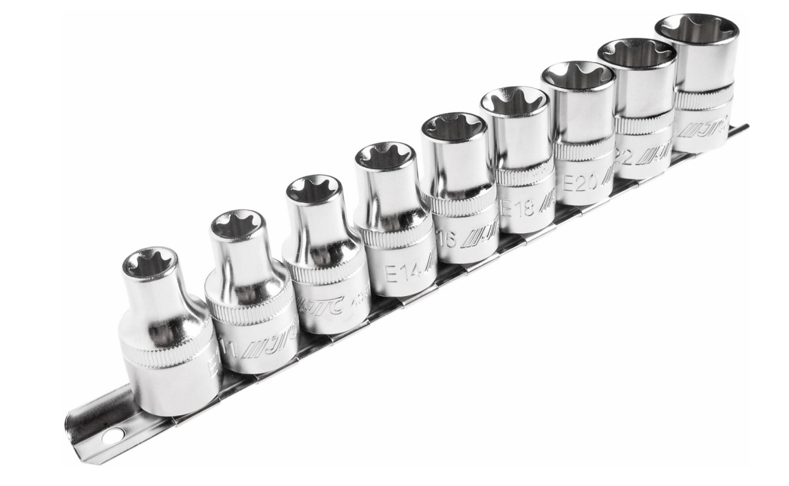 Набор головок торцевых torx 1/2" e10-e24 9 предметов jtc /1/6/24
