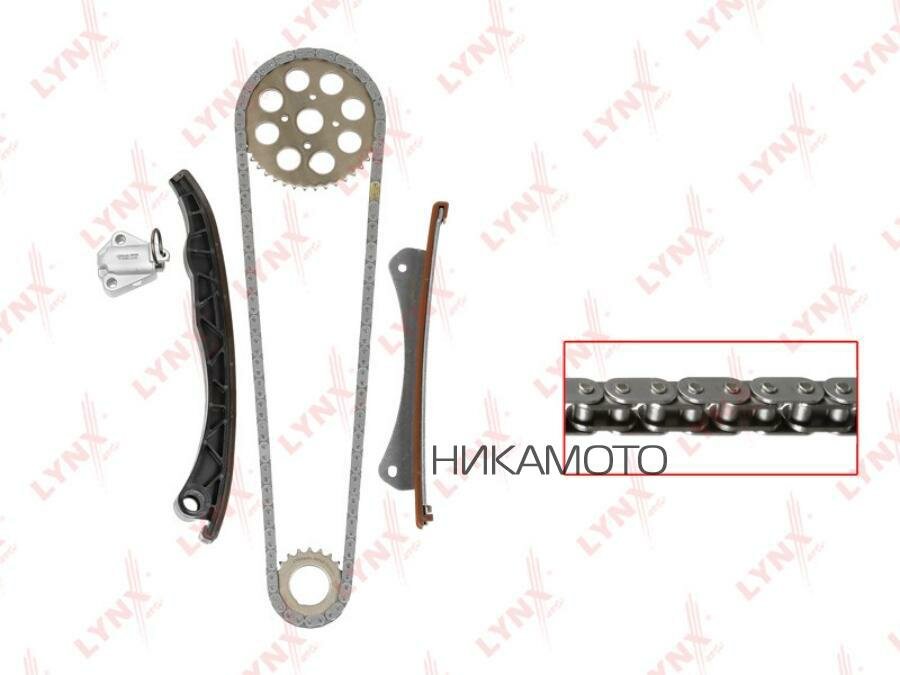 LYNXAUTO TK0215 Комплект цепи ГРМ OPEL/FIAT/SUZUKI/LANCIA 1.3D 00-