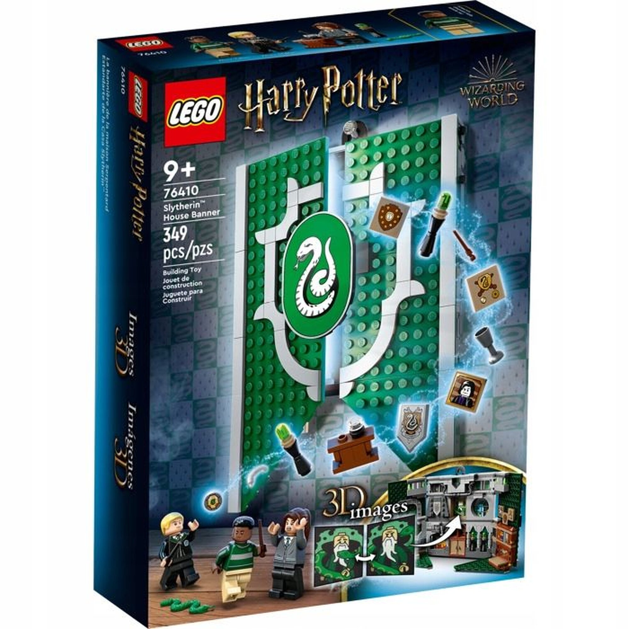 Конструктор LEGO Harry Potter - Флаг Слизерина Комната замка Хогвартс - Лего Гарри Поттер 76410