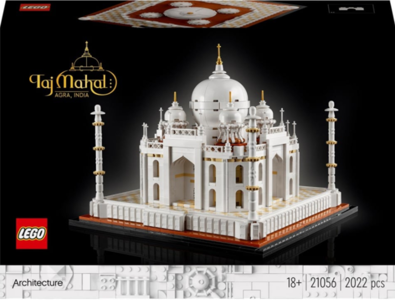Конструктор LEGO Architecture 21056 Taj Mahal Set Тадж-Махал, 2022 дет.