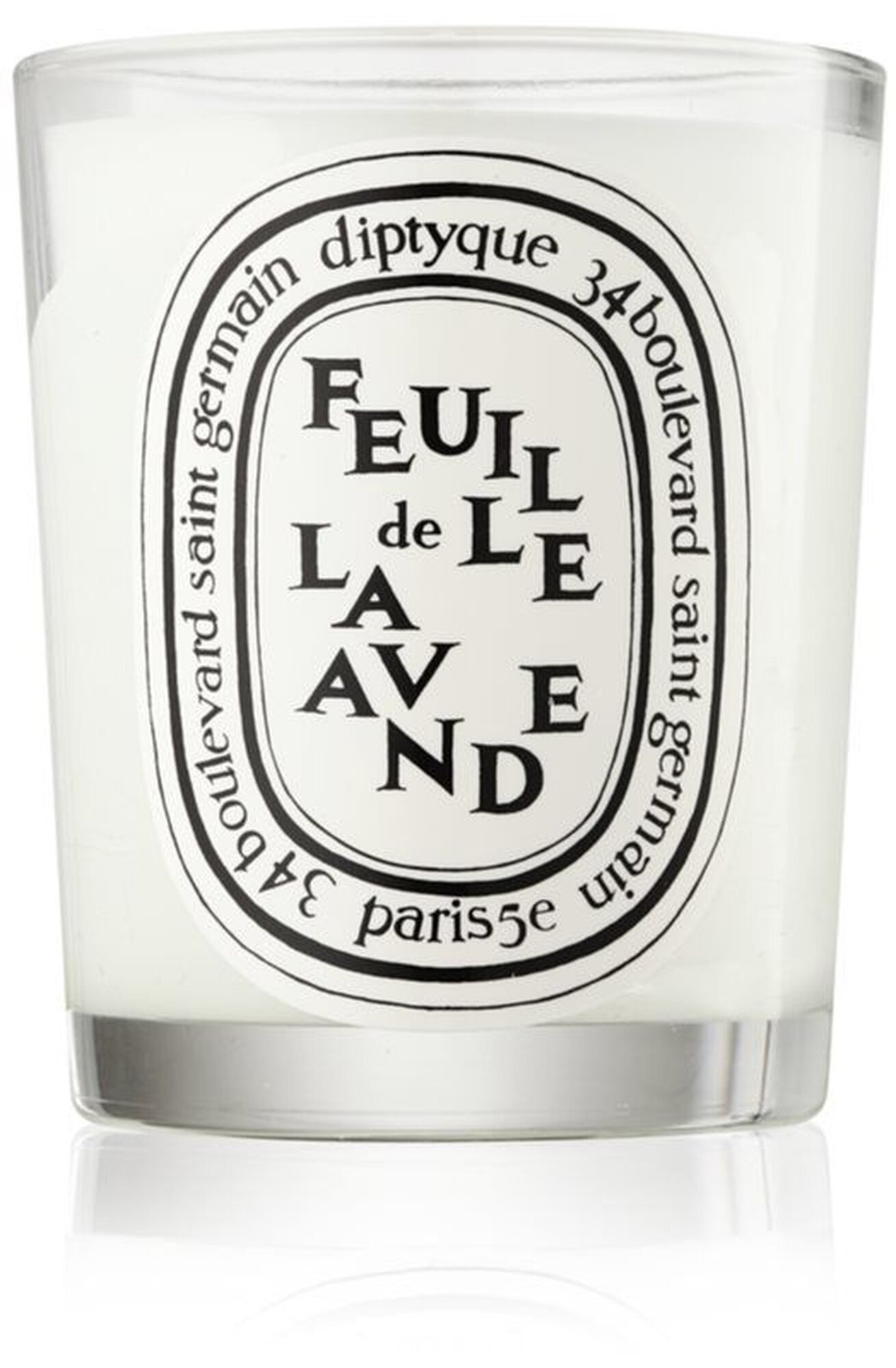 Ароматическая свеча Diptyque "Feuille de Lavande", травяной аромат, 190г